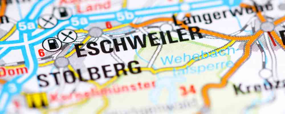 Milieusticker en Milieuzone in Eschweiler | Vignet Duitsland