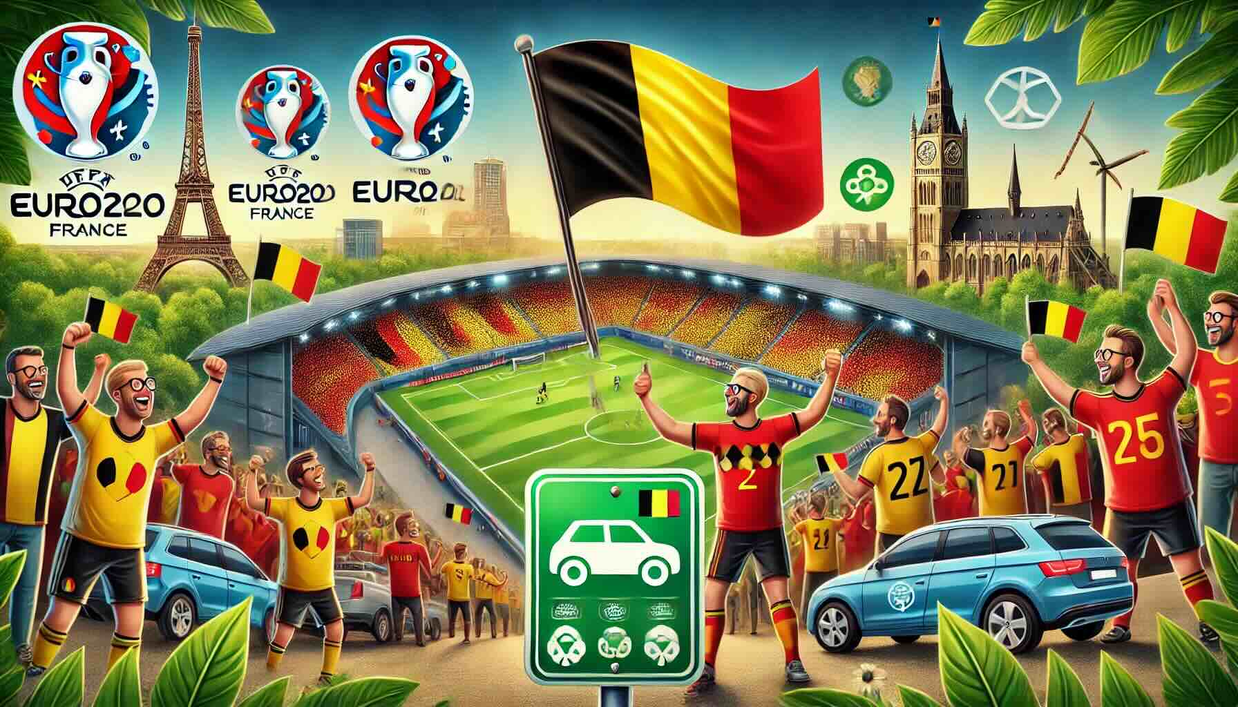 EK 2024 Milieuzones en Speellocaties in Duitsland - Milieusticker Duitsland